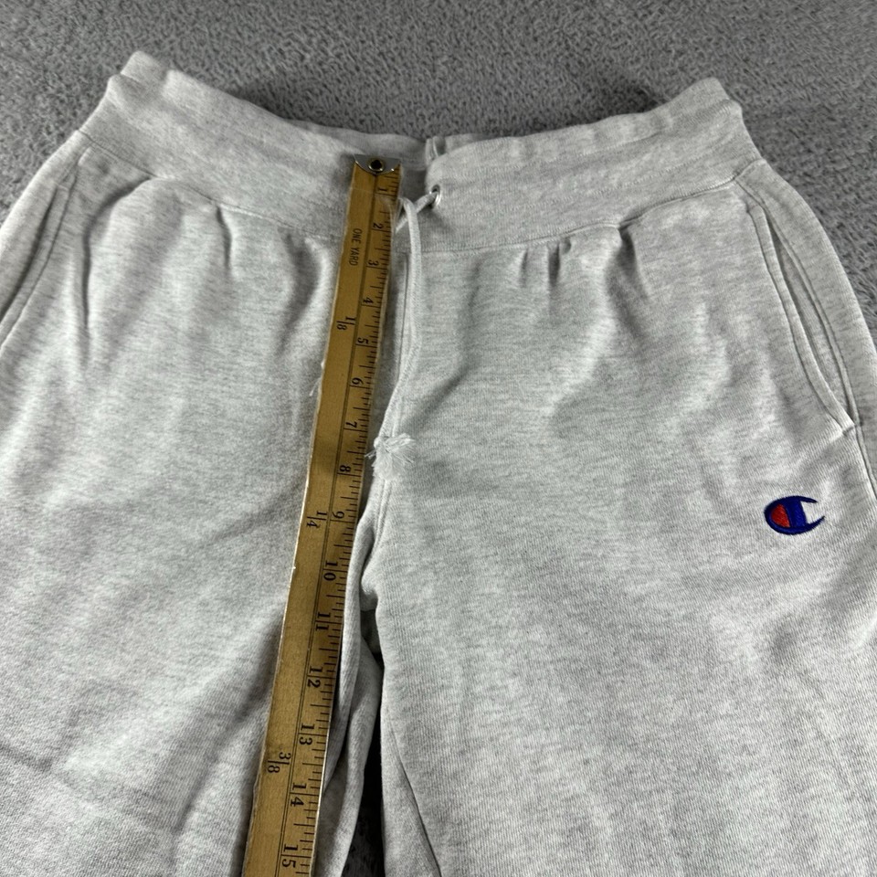VINTAGE Champion Reverse Weave Pants Mens Large Light Gray Jogger ...