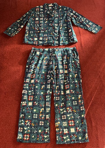 Seasalt.”VIEW POINT PYJAMAS” SET.Geometric Colours.UK 22.Organic Cotton ...