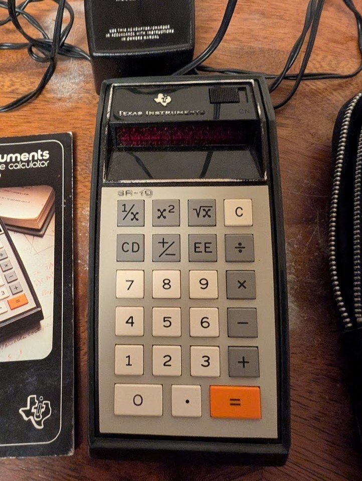Vintage Texas Instrument SR-10 Calculator- Electronic slide rule ...