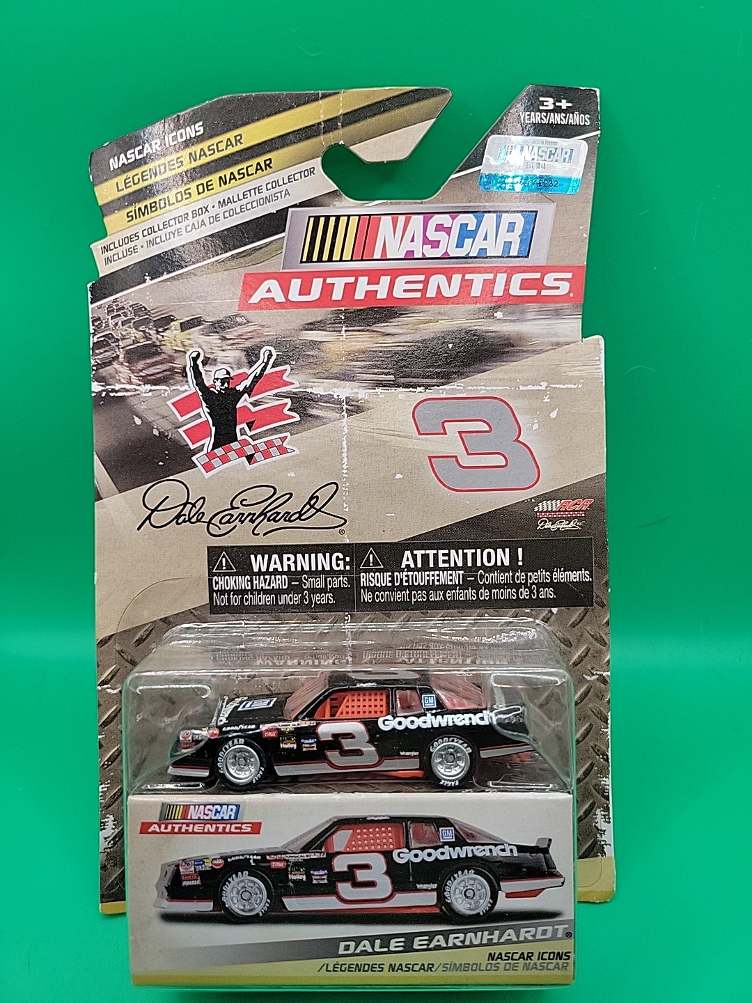 Spin Master 1:64 NASCAR Authentics RCR Dale Earnhardt #3 Goodwrench ...