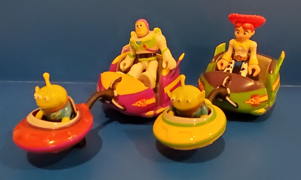 Disney Pixar Toy Story Lot Of 7 Buzz Woody Jessie Gabby 2 Alien Cars ...