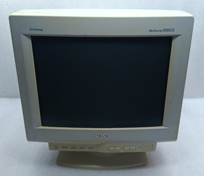 Sony Trinitron Multiscan CPD-100ES 14" VGA Color Computer CRT Retro ...