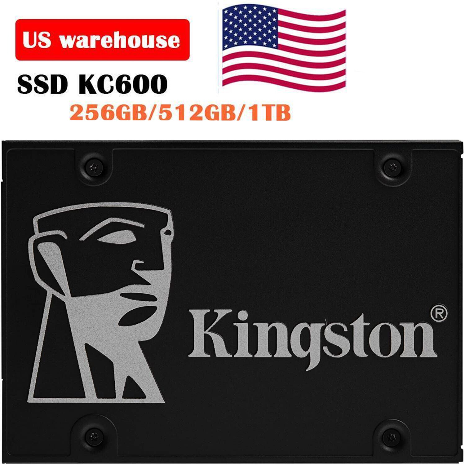 Kingston KC600 SATA III 2.5'' Internal SSD 256GB 512GB 1TB 2TB for PC ...