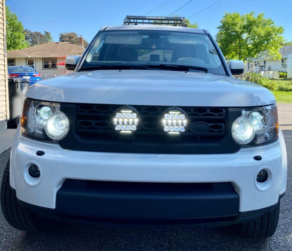 7Inch Round LED Work Light Spot Combo DRL Driving Reserve Lamps Offroad ...