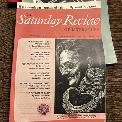 SATURDAY REVIEW Magazine June 2 1945 Alexander Woollcott Robert H ...