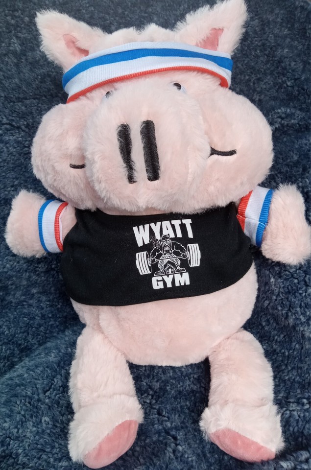 WWE RARE AUTHENTIC Huskus "The Pig Boy" Plush Fiend Bray Wyatt Firefly ...
