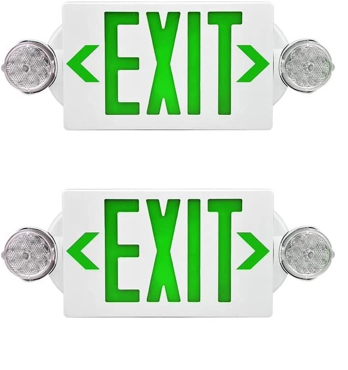 Combo Exit Sign Emergency Lights | Shelly Lighting