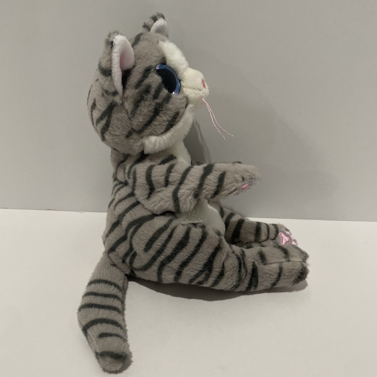 TY Beanie Baby - MITZI the Tabby Cat 8” Sitting Floppy Plush Stuffed ...