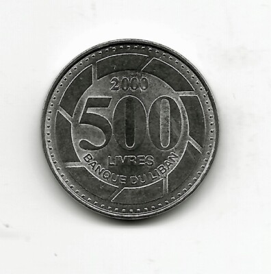 World Coins - Lebanon 500 Livres 2000 Coin KM# 39 ; Lot-L3 | eBay Australia