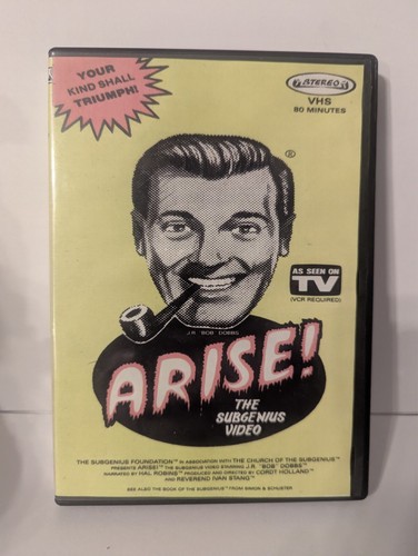 CHURCH of the SUBGENIUS Arise DVD 1987 Bob Dobbs Ivan Stang | eBay
