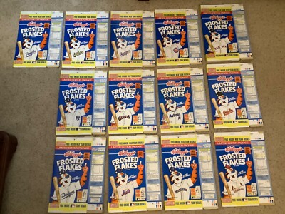 VTG 1992 Kellogg’s Frosted Flakes MLB MAJOR LEAGUE BASEBALL Cereal Box ...