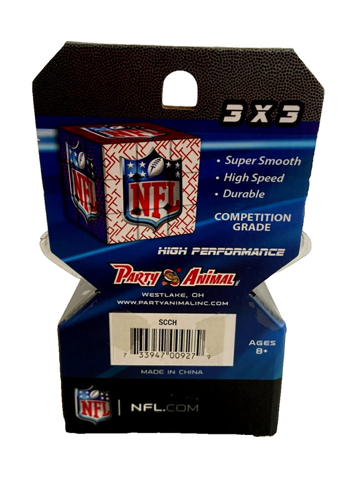 NFL LICENSED Chicago Bears Football 3 X 3 Speed Cube 3D RUBIK'S Skill ...
