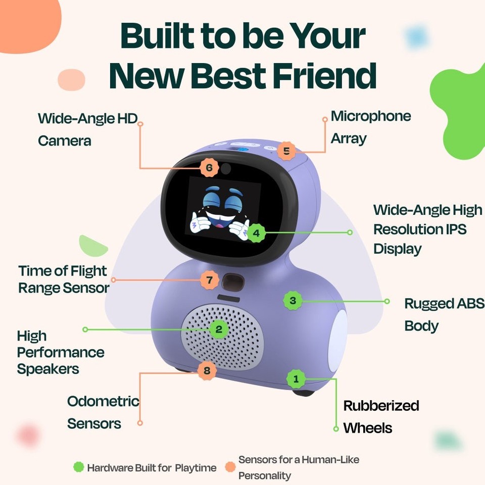 Miko Mini: The Voice First AI Learning Coach Purple | eBay