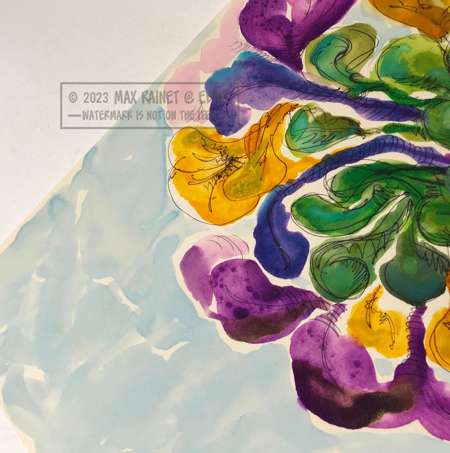 Spring Blooming 2011 Cathy Peterson * Original Watercolor Painting w ...