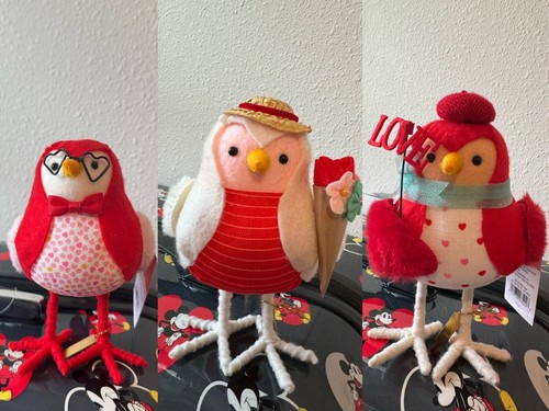 Set Of 3 Valentine’s Day 2023 Target Spritz Featherly Friends Birds | eBay