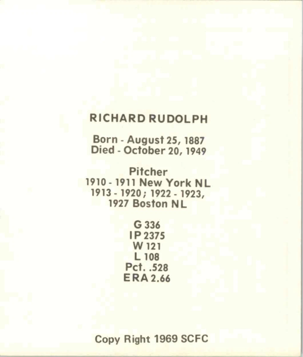 Richard Dick Rudolph