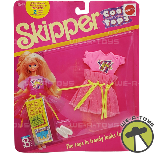 Skipper Cool Tops Fashions Set Set Barbie 1989 Mattel 9080 NRFP | eBay