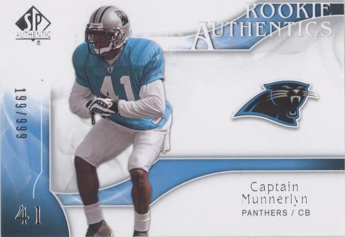 2009 SP Authentic - Rookie Authentics Captain Munnerlyn #216 /999 (RC ...