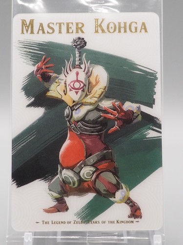 Master Kohga The Legend of Zelda Tears of the Kingdom Wafer Card Japan ...