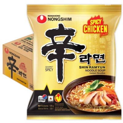 Nongshim Shin Ramyun - Spicy Chicken Flavour Ramen 20 Packs HALAL | eBay UK