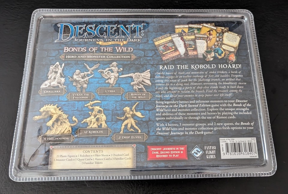Bonds of the Wild Hero and Monster Collection for Descent 2nd Edition ...