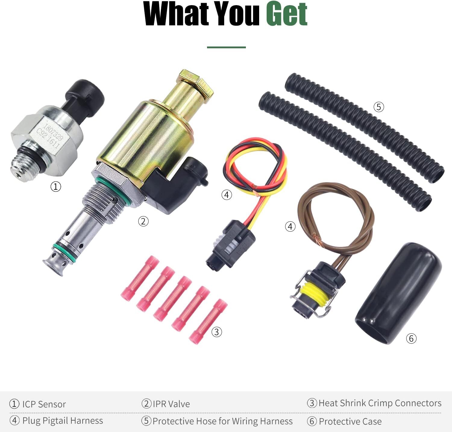 ICP/IPR Fuel Pressure Regulator & Sensor For International Navistar ...