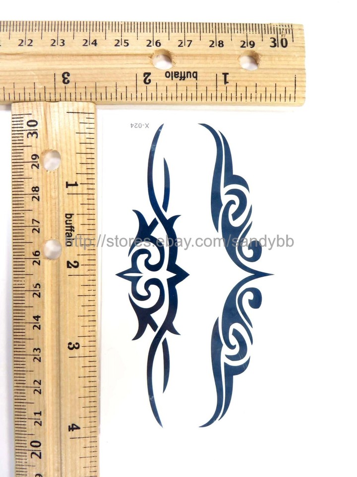 Body Art Decal tribal tramp stamp temporary tattoos wrist lower back | eBay