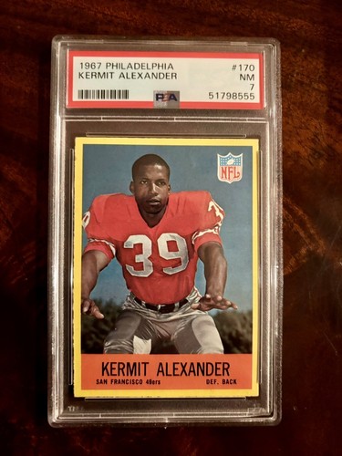 1967 Philadelphia #170 Kermit Alexander San Francisco 49ers PSA 7 | eBay