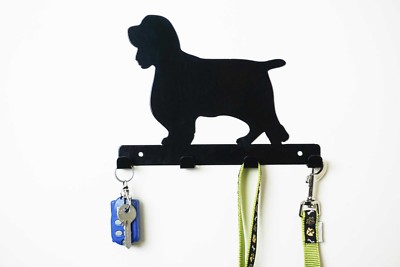 Springer Spaniel - Dog Lead / Key Hanger, Holder, Hook (metal) | eBay UK