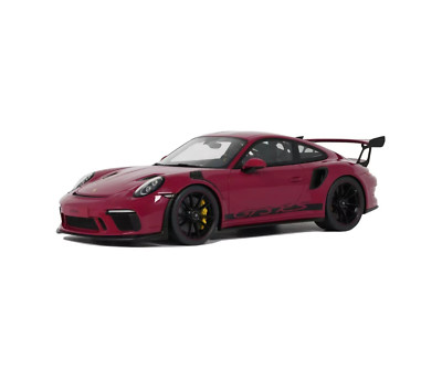 1/18 Porsche 911 991.2 GT3 RS 2019 Ruby Star Red Color Resin by GT ...