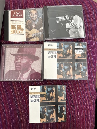 FIVE Blues CDs Miles Davis Brownie McGhee Fuller Broonzy | eBay