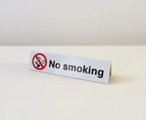 Vintage no smoking sign 20 x 5 cm | eBay UK