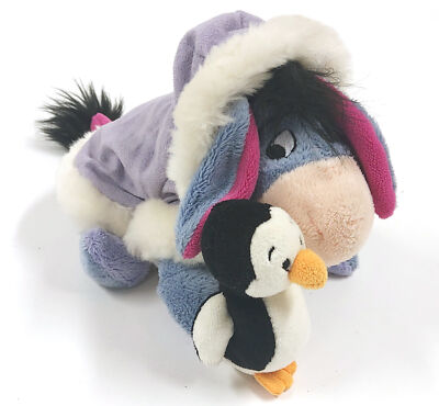 Disney Store Eskimo Eeyore Beanie Plush Soft Toy 7" AO988 | eBay Australia