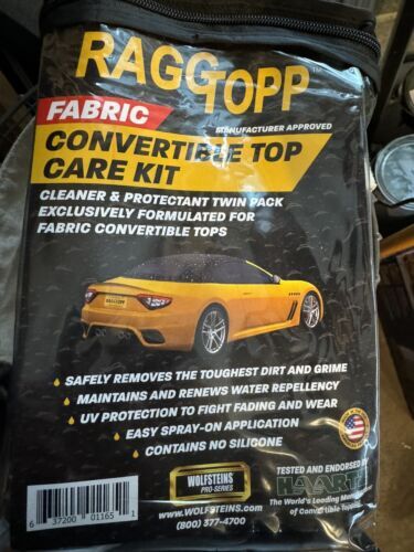 Raggtopp Vinyl Protectant Cleaner Complete Kit Convertible Top | eBay