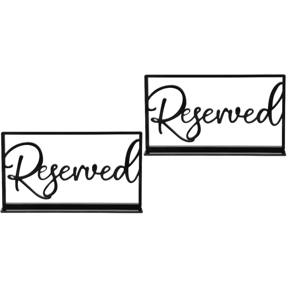 Printable Reserved Sign
