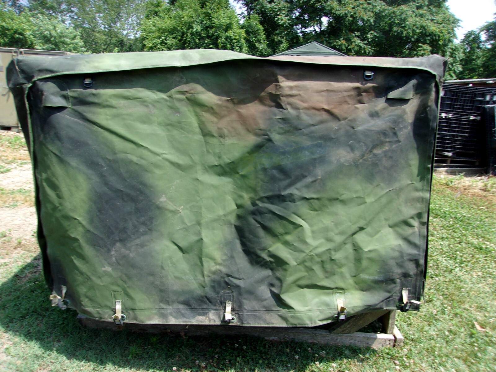 MILITARY SURPLUS M1101 1102 CARGO TRAILER COVER 12470989-1 TRUCK CAMO ...