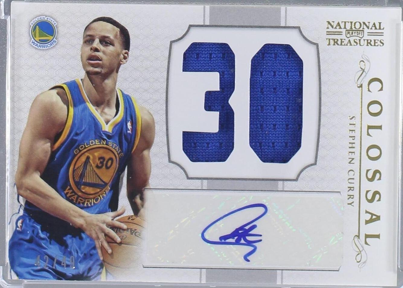 2012-13 Panini National Treasures - Colossal Materials Jersey Number ...