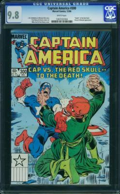 Captain America #300 CGC 9.8 1984 X-Men Cover! Avengers! Thor! G11 124 ...