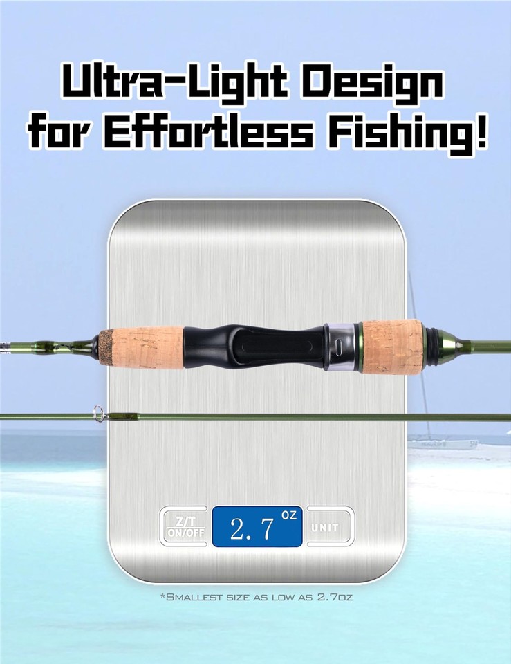 Wild Streams Ultralight Fishing Rod 2 PCS for Trout, Crappie, Panfish ...