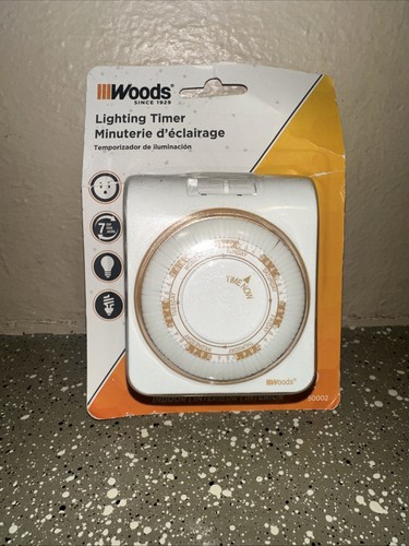 Indoor Automatic Timer, Programmable, 24 Hour Turns Lights On & Off ...