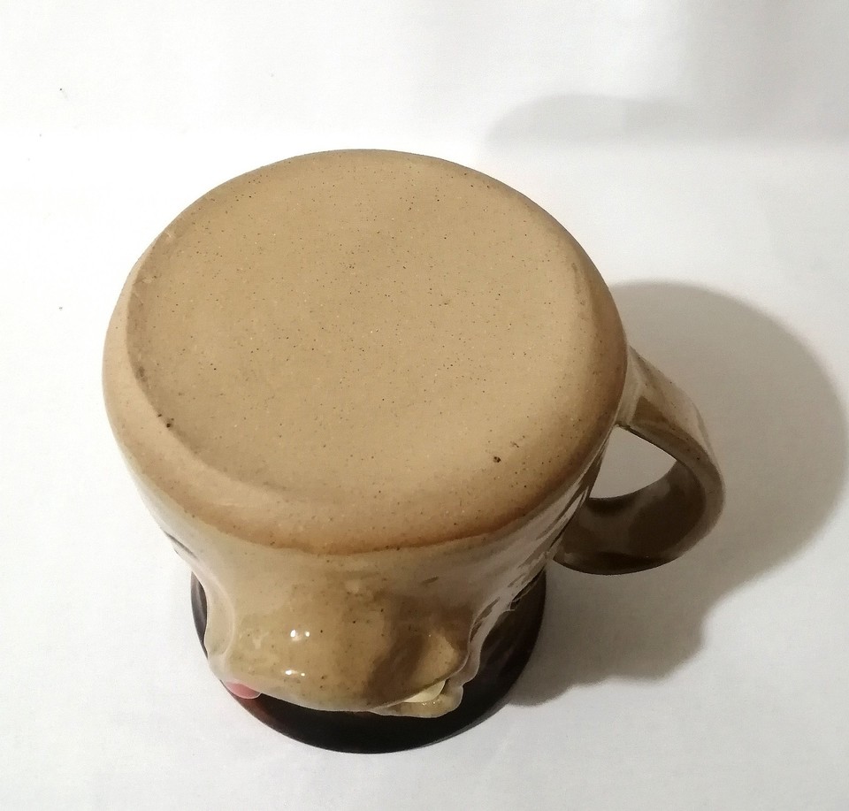 Pretty Ugly Pottery Ugly Sticking Tongue Out Face Mug Cup Stoneware ...