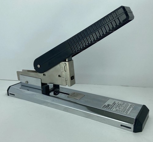 Vintage Bates 213HD Heavy Duty Stapler Chrome Industrial Office Japan ...