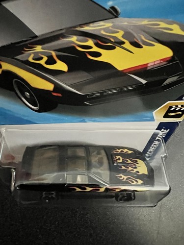 New! 2025 Hot Wheels Knight Rider K.I.T.T Black #83 Mainline KITT CAR ...