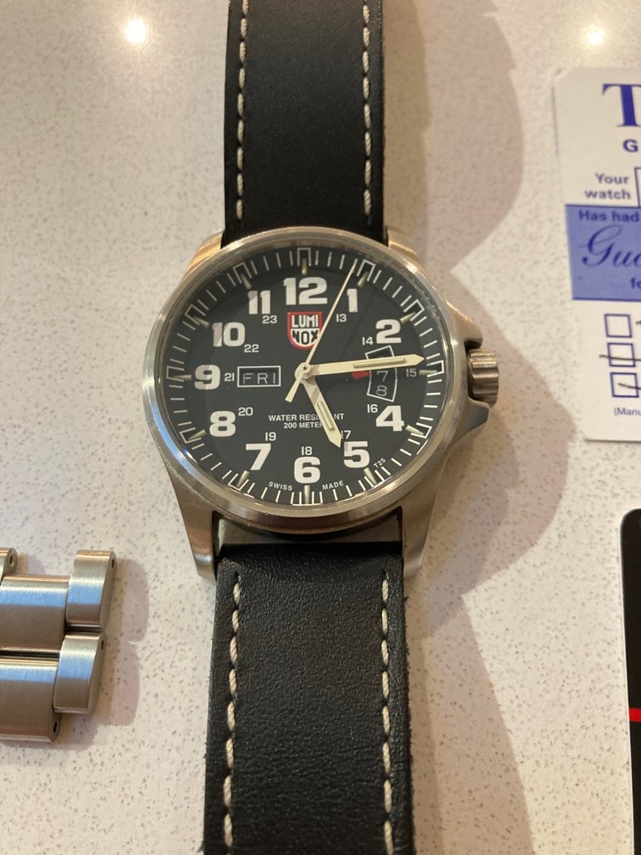 Luminox Field Day Date 1820 Series Gents Model #: 1828 Family: Land ...