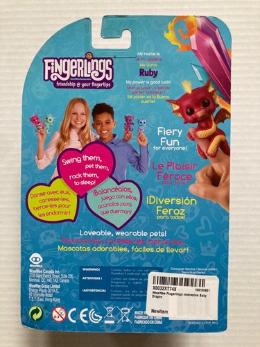New Fingerlings Ruby Baby Dragon WowWee | eBay