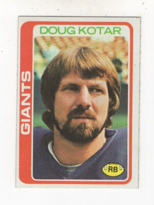 1978 TOPPS FOOTBALL DOUG KOTAR NEW YORK GIANTS #119 | eBay