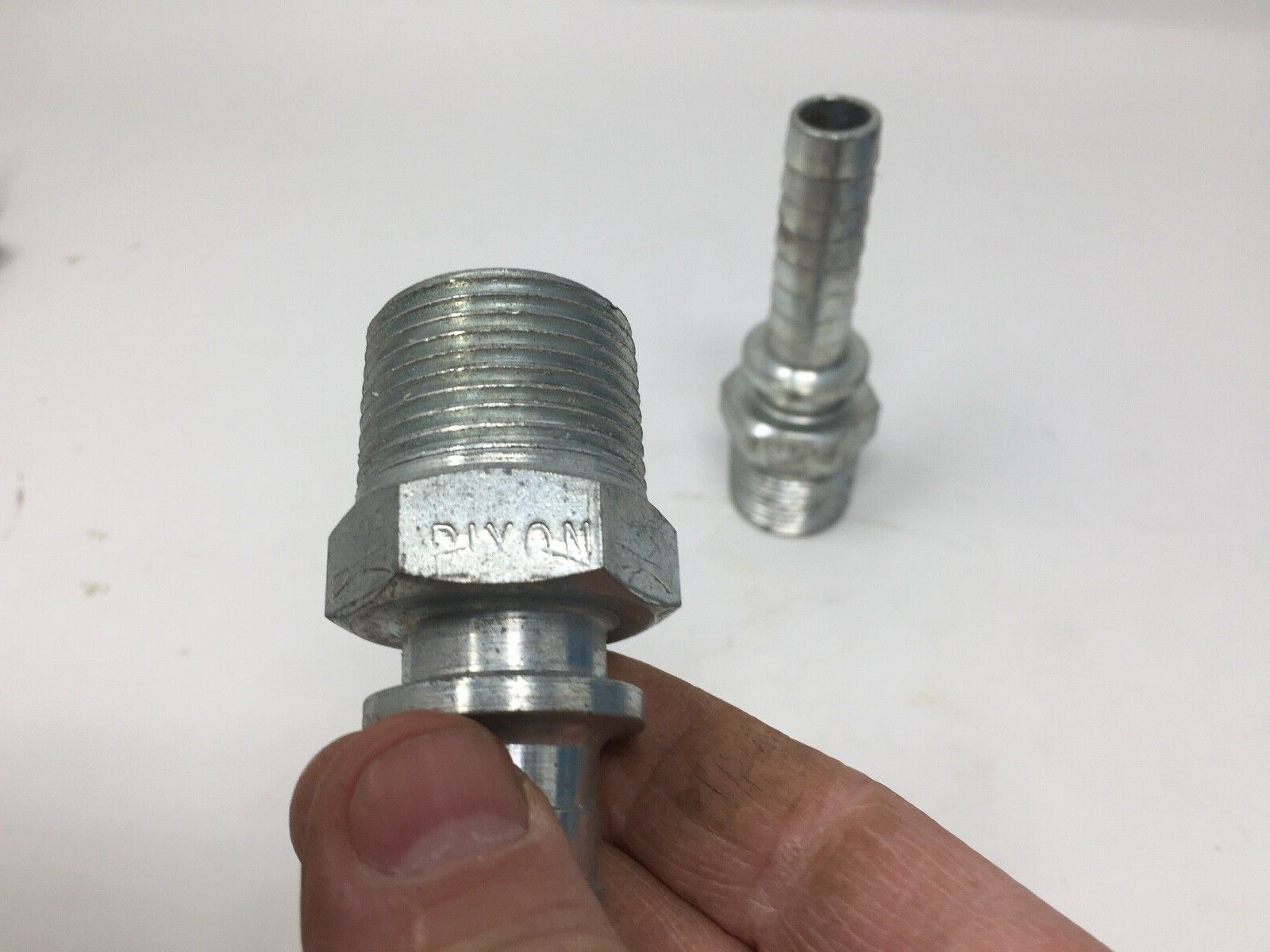 (2) Dixon MS12X16 Boss male stems, steel, 1" NPT x 3/4" hose barb | eBay