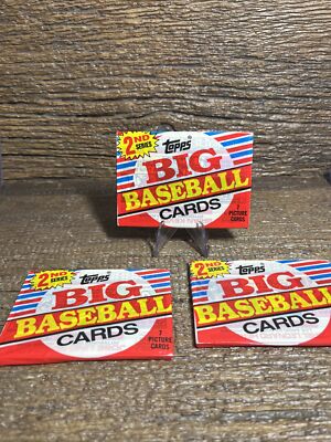 1988 Topps - BIG Baseball Cards 2nd Series 🔥Factory Sealed - Lot Of 3 ...