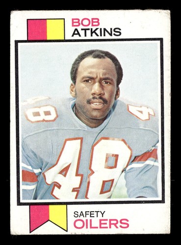 Bob Atkins 1973 Topps #18 Houston Oilers GD | eBay