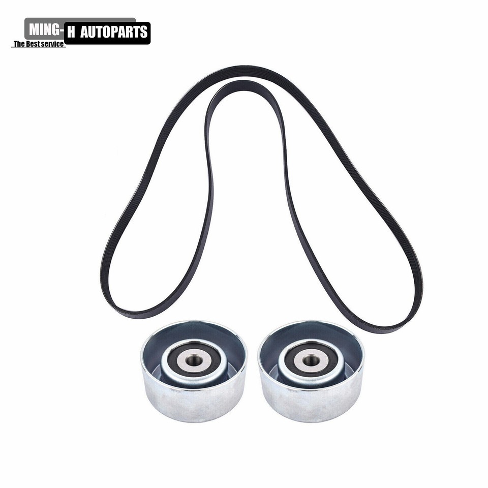 Drive Belt w/ Idler Pulley Kit For Lexus ES350 RX350 Toyota Avalon ...